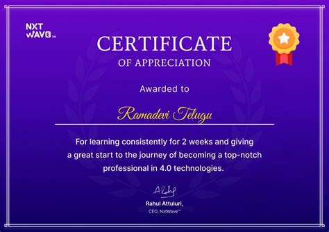 T Ramadevi On Linkedin Week2 Nxtwaveteam Learning Ccbpian Rahulattulurisir Thankyou