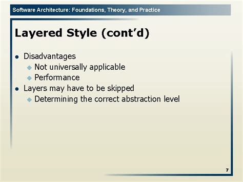 Architectural Styles Software Architecture Lecture Copyright Richard