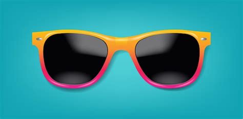 Premium Vector Bright Sunglasses And Mint Background