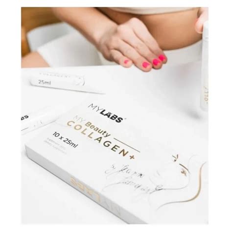 My Labs My Beauty Collagen Skin Hair And Nails 10 X 25ml Low