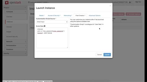 Openstack Cloud Init Example Running A Shell Script On Boot Youtube
