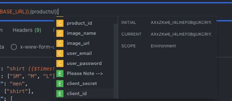 List Dynamic Variables On Vscode Extension · Issue 12375 · Postmanlabs