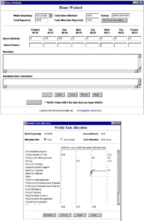 Screenshots Of Test Application Main Data Entry Screens Download Scientific Diagram