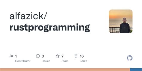 Github Alfazickrustprogramming