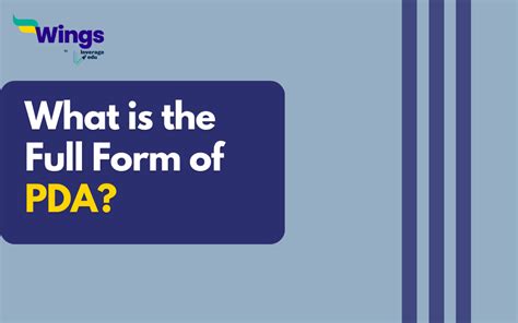 What Does Pda Stand For Driving At Olivia Quinn Blog