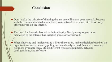 firewall and packet filter new pptx computer networking computing