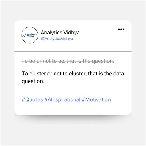 Analytics Vidhya Posted On Linkedin
