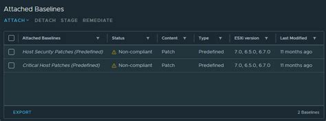 Patching Esxi 7 Hosts In Vcenter Vmware Vsphere