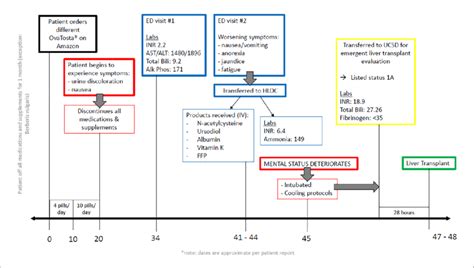 Timeline Of Patient Case Trajectory Abbreviations AST Aspartate Download Scientific Diagram