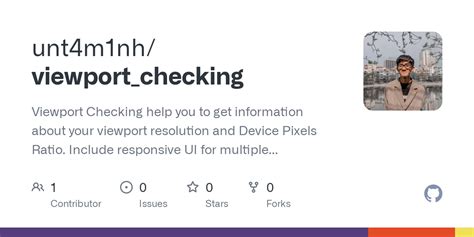 Github Unt4m1nhviewportchecking Viewport Checking Help You To Get