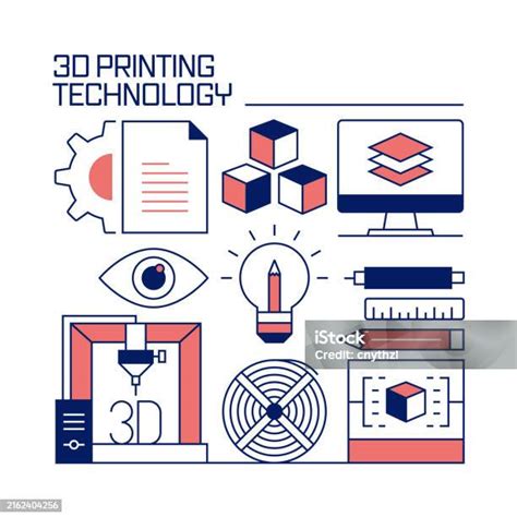 3d 프린팅 아이콘 개념 단일 라인 벡터 일러스트 레이 션 3d 프린터 필라멘트 모델링 프로젝트 파일 0명에 대한 스톡 벡터 아트 및 기타 이미지 Istock