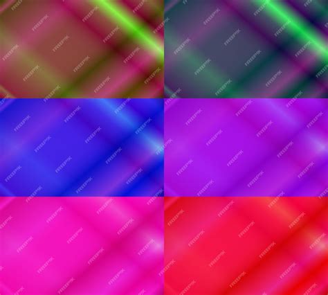 Premium Vector Six Sets Of Glow Background Shiny Gradient Blur Modern And Colorful