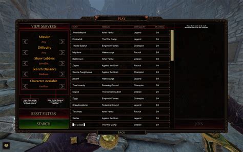 Suggestions On Improving The Lobby Browser Ui Rvermintide