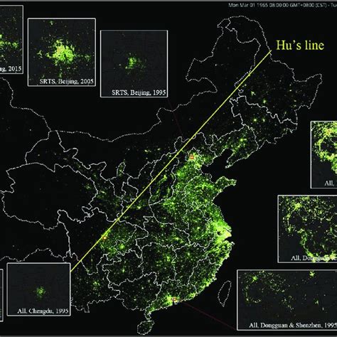 Spatiotemporal Distribution Of Industries In Selected Cities Of China Download Scientific Diagram