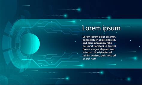 Premium Vector Abstract Technology Concept Particle Connection Background With Blue Lights
