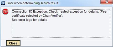 2038612 Keystore Value List Throws Error Peer Certificate Rejected By Chainverifier Sap