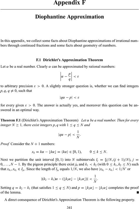 Diophantine Approximation F Analytic Information Theory