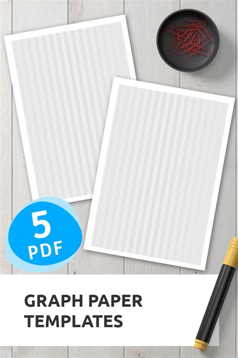 PDF Graph Paper Templates Paper Template Graph Paper Printable Graph Paper