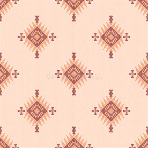 Navajo And Native American Patterns Design Ideal For Fabric Stock