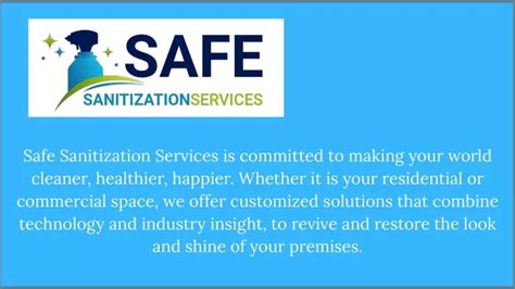 Ppt Floor Cleaning Services Safe Sanitization Services Powerpoint