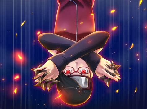 Sarada Uchiha Mangekyou Sharingan Wallpapers Wallpaper Cave