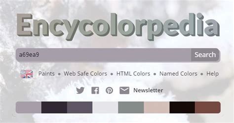 Encycolorpedia Great Tool For Dissecting Colors And Creating Color Palettes Color Coding