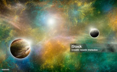 행성과 은하계 공상 과학 벽지 깊은 공간의 아름다움 우주 우주 예술 배경에서 은하의 수십억 3d 일러스트레이션 0명에 대한 스톡 사진 및 기타 이미지 Istock