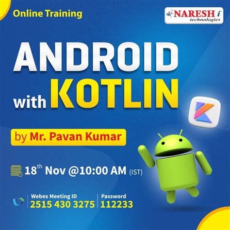 Naresh I Technologies On Linkedin Android Kotlin Androiddevelopmenttraining Java