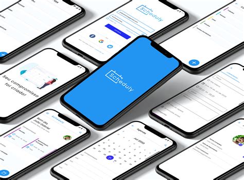 scheduly ui on behance