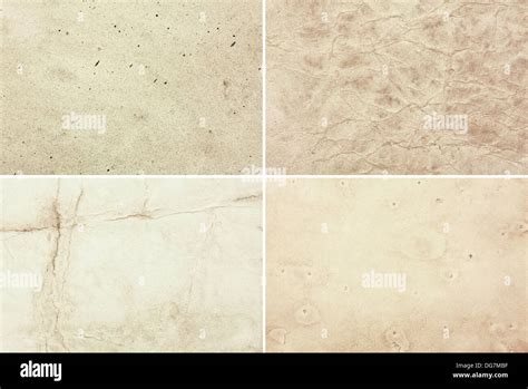 Old Paper Texture Set Stock Photo Alamy