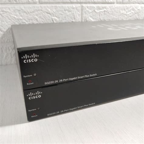 Jual Cisco Sg220 26 K9 Eu 26 Port Gigabit Smart Plus Switch Shopee Indonesia