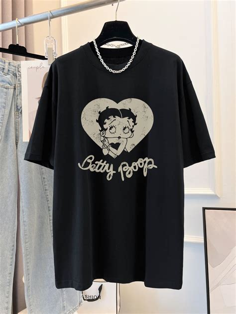 베티붑퀄리티굿 베티붑 러블리 박스티셔츠 귀여운티셔츠 러블리티 여름티셔츠 캐릭터티셔츠