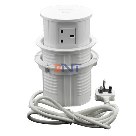 Bnt Conference Desk Pop Up Outlet With Wireless Charge Pneumatic