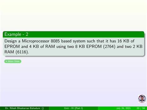 Memory Interfacing Of Microprocessor 8085 Pdf