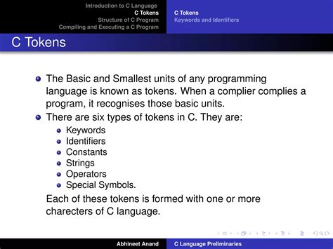 C Language Preliminaries Pdf