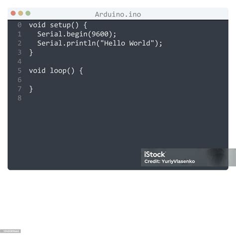 Contoh Program Bahasa Arduino Hello World Dalam Ilustrasi Jendela