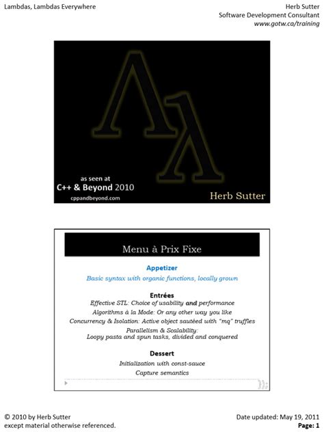 Lambda Herbsutter Pdf