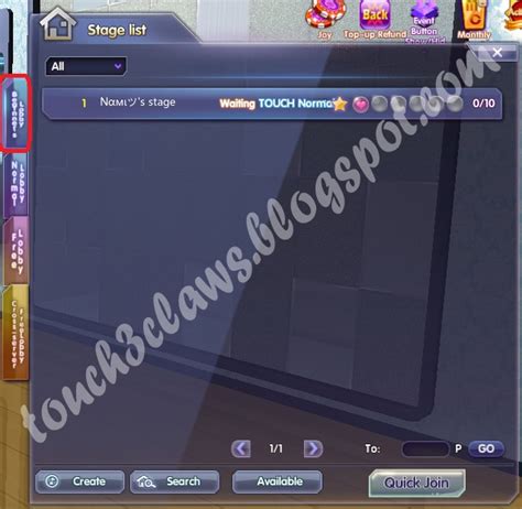 Game Lobbies ~ Touch 3claws Blogspot