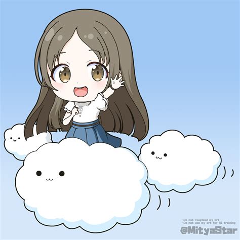 Mitya Kuramoto China Gakuen Idolmaster Idolmaster Commentary Request 1girl 3 D Blue