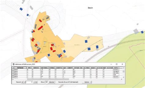Example Of Attributes From The Gis Buildings Layer Download