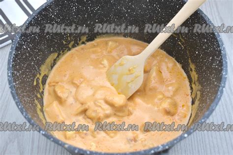 Куриное филе в сливочно томатном соусе 9 фото в рецепте