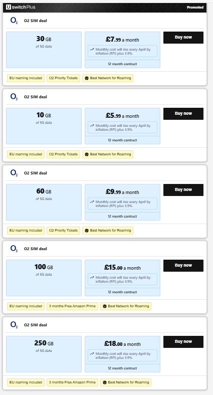 re data increase o2 community