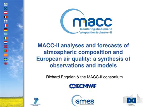 Ppt Richard Engelen And The Macc Ii Consortium Powerpoint Presentation