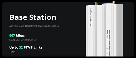 Rg Airmetro550g B Reyee Base Station Wireless Bridges Ac