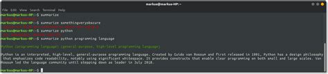 Github Markusvaikjarvsummarize A Linux Cli Tool That Can Generate A Summary On Any Topic