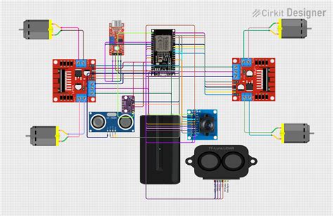 Esp32 Based Multi Sensor Robotic Controller With Dual L298n Motor