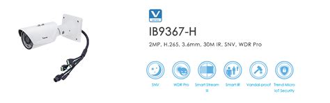 IB H Vivotek High Resolution Bullet Camera Active Solutions Vivotek Official
