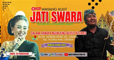 Jadwal Wayang Kulit November Poster My Personal Blog