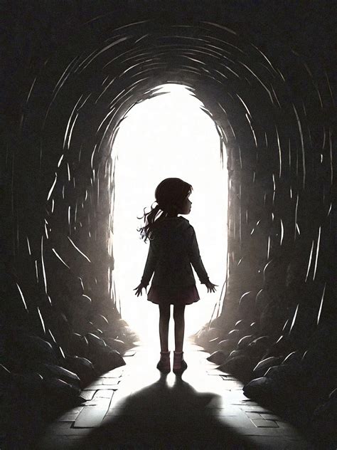 Download Girl Woman Tunnel Royalty Free Stock Illustration Image Pixabay