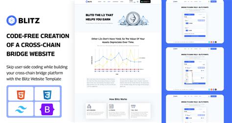 Cross Chain Defi Bridge Html5 And Tailwind Css Web Template